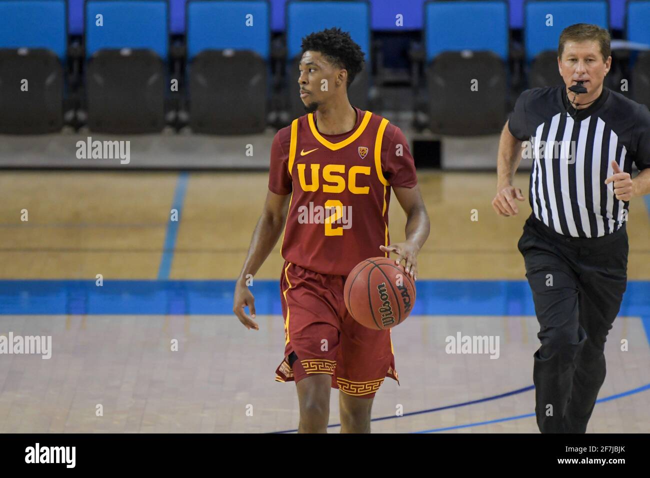 Southern California Trojans guard Tahj Eaddy (2) during an NCAA ...