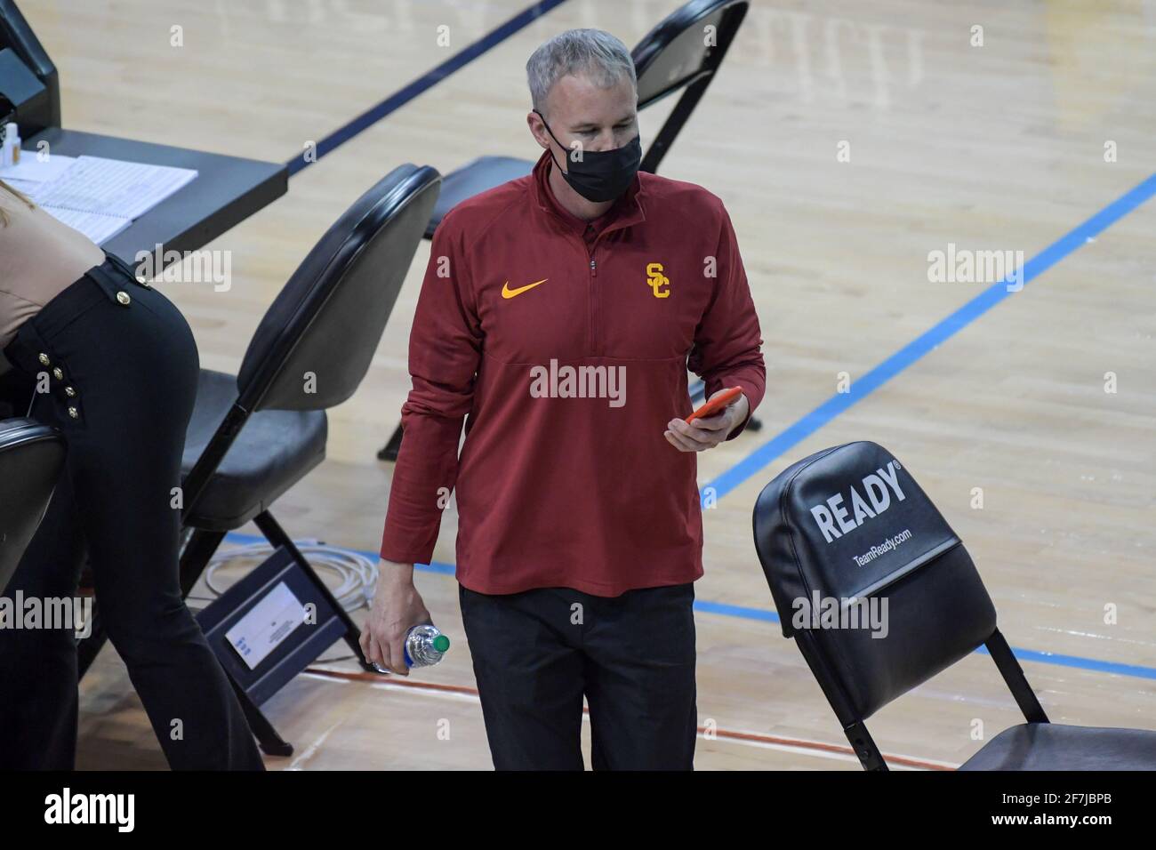 Southern California Trojans head coach Andy Enfield during an NCAA ...
