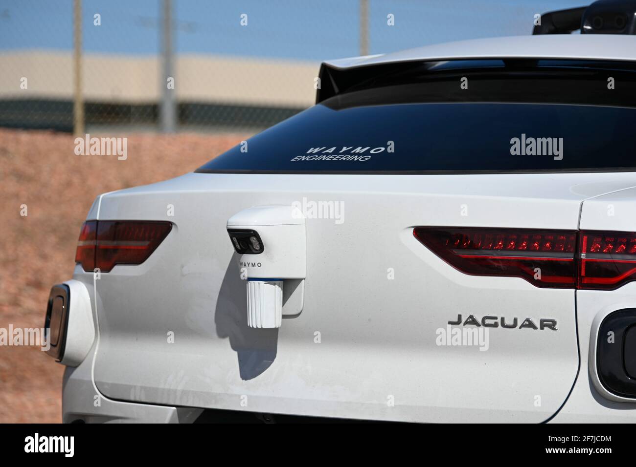 A Waymo vehicle is seen on the road, Monday, Mar 08, 2021 in Phoenix ...