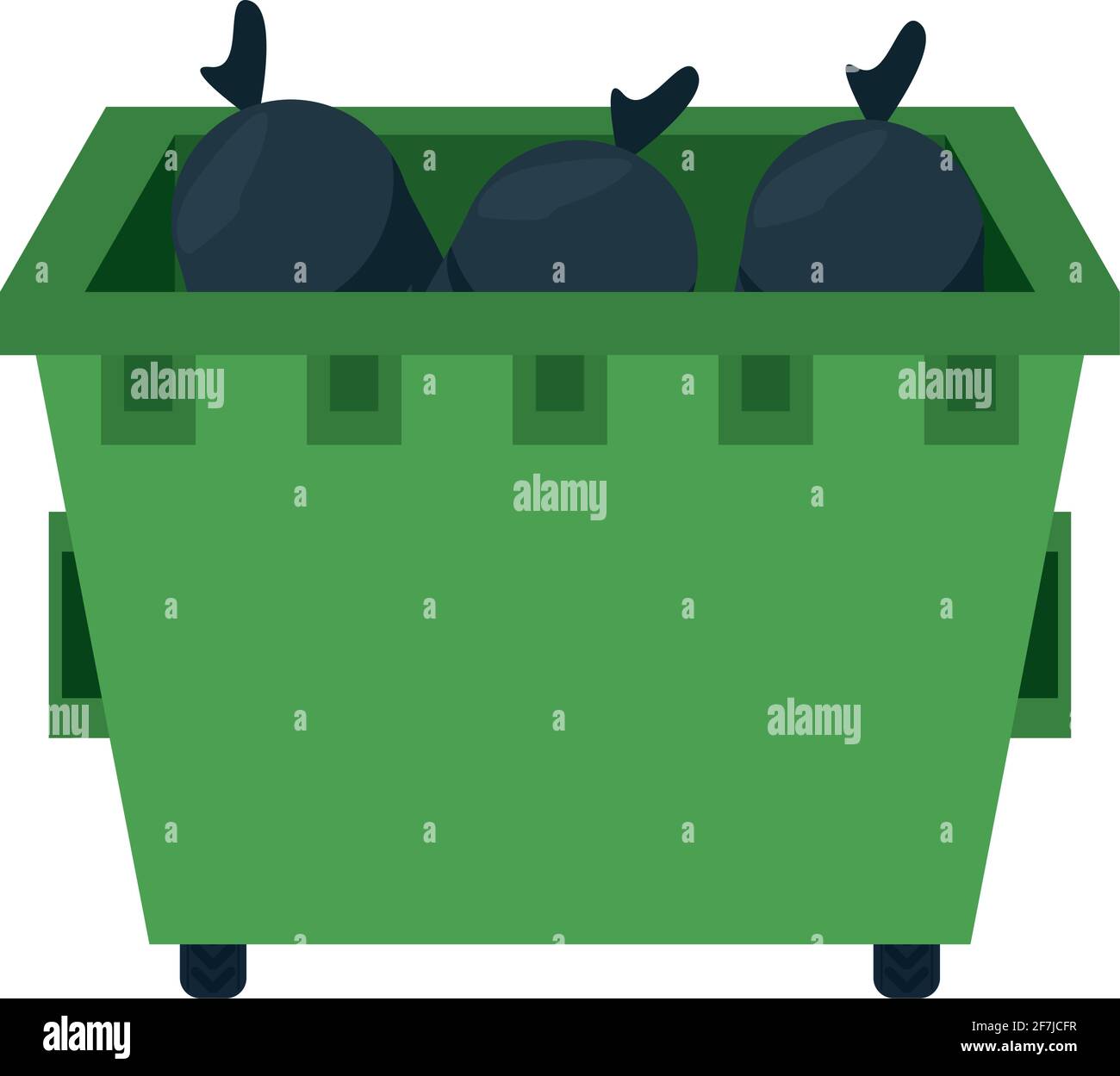 Dirty street trash green Stock Vector Images - Alamy