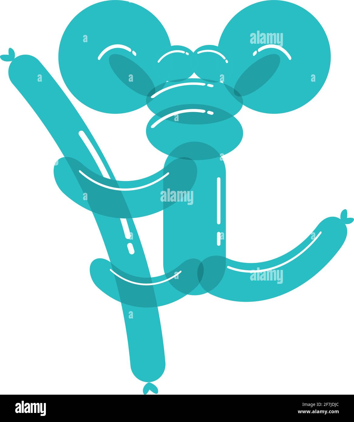 monkey balloon animal Stock Vector Image & Art - Alamy