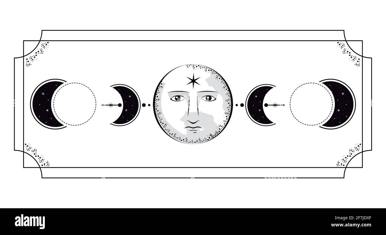 Five phases Stock Vector Images - Alamy