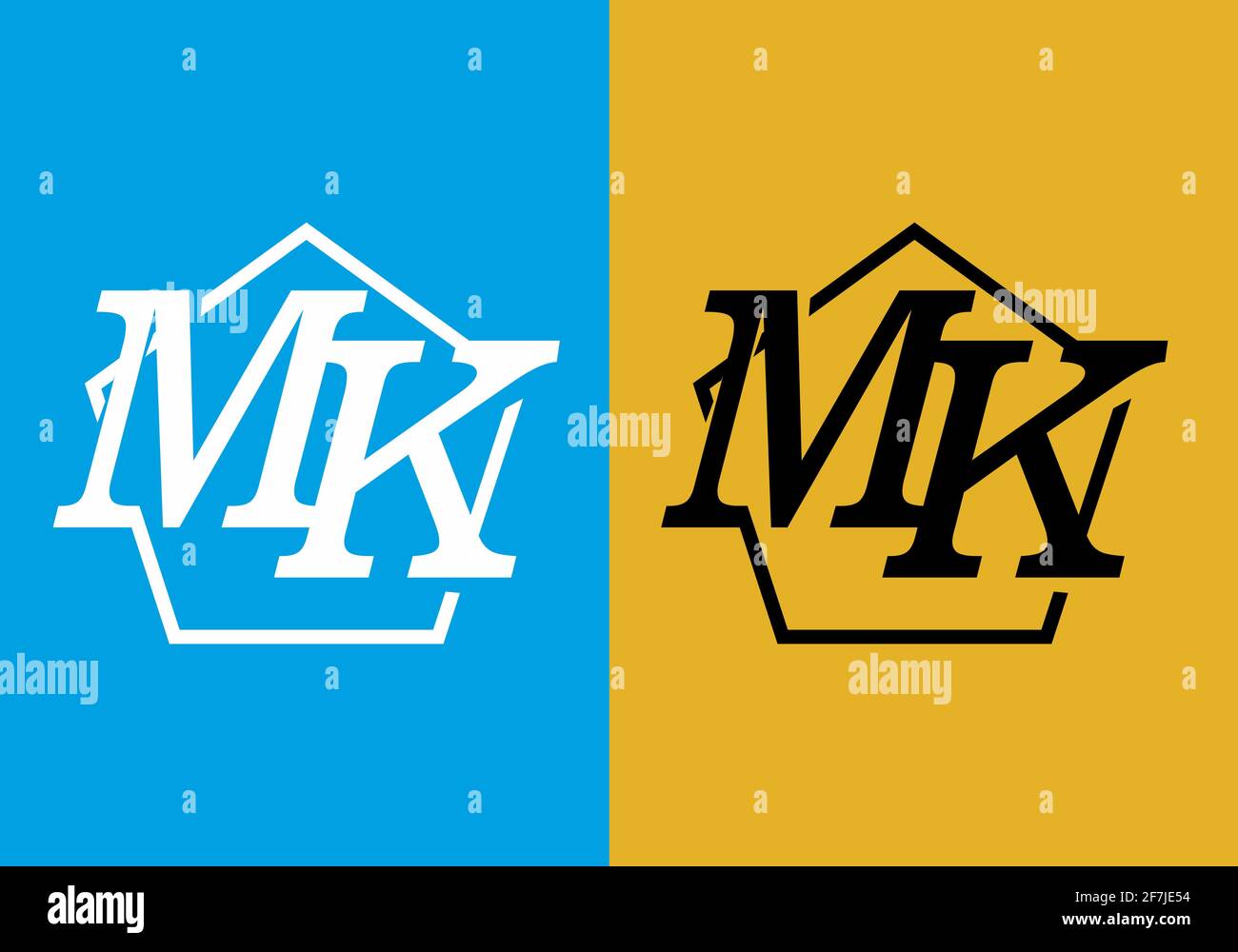 Colorful MK initial letter design Stock Vector Image & Art - Alamy