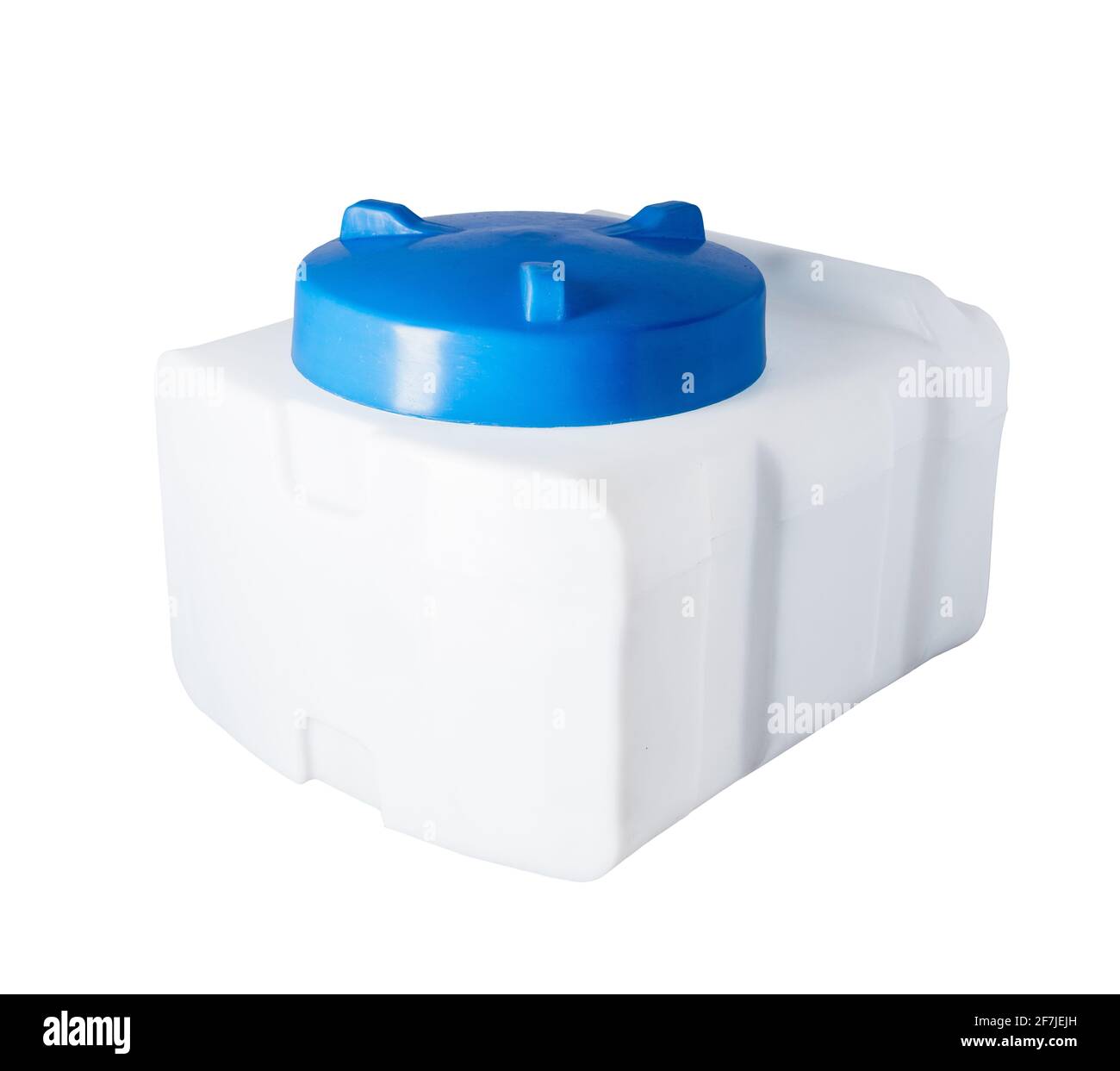 White plastic Water Tank isolated on white background Stock Photo - Alamy