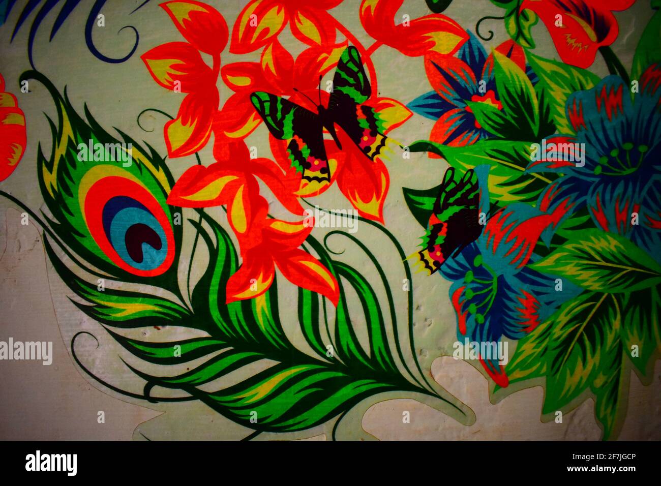 Colorful natural wall background Stock Photo - Alamy