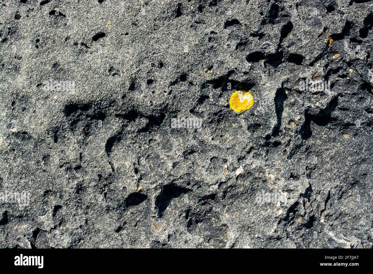 Rock formations of sandstone and other materials on the coast of the ...