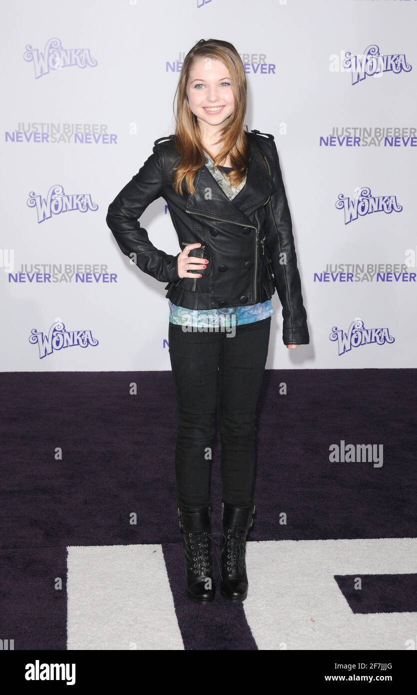 Sammi Hanratty Los Angeles Premiere Of High Resolution Stock ...