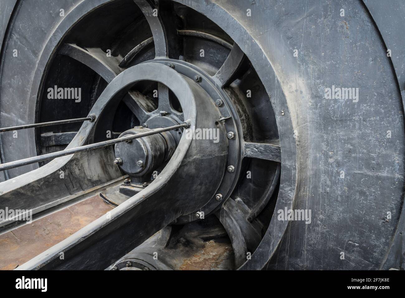 detail of a historic steam engine Stock Photo - Alamy