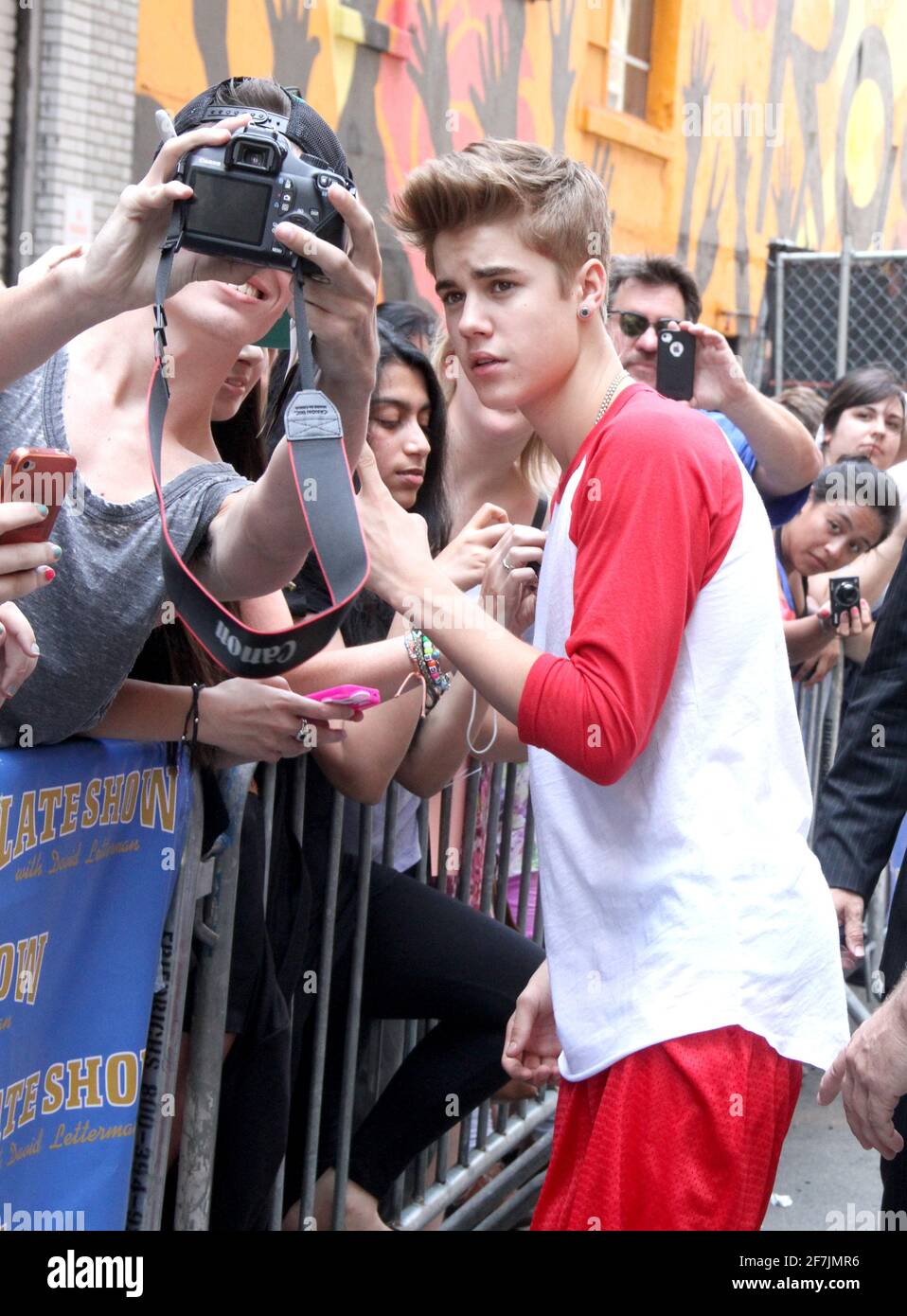 David letterman jacket hi-res stock photography and images - Alamy