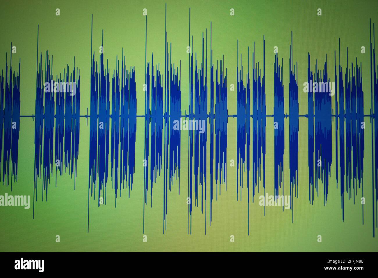 Voiceover studio voice actor dialogue recording audio sound wave on ...