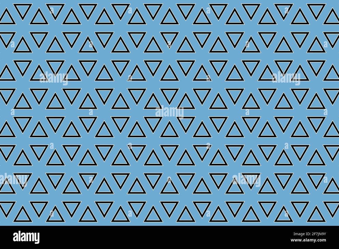 Simple geometric pattern in the colors of the national flag of Botswana ...