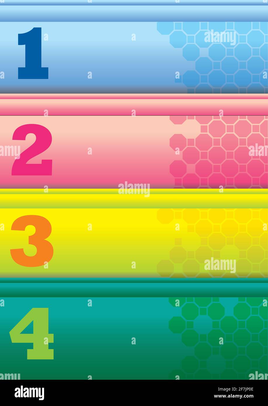 Vector Progress background with choice or versions Stock Vector Image ...