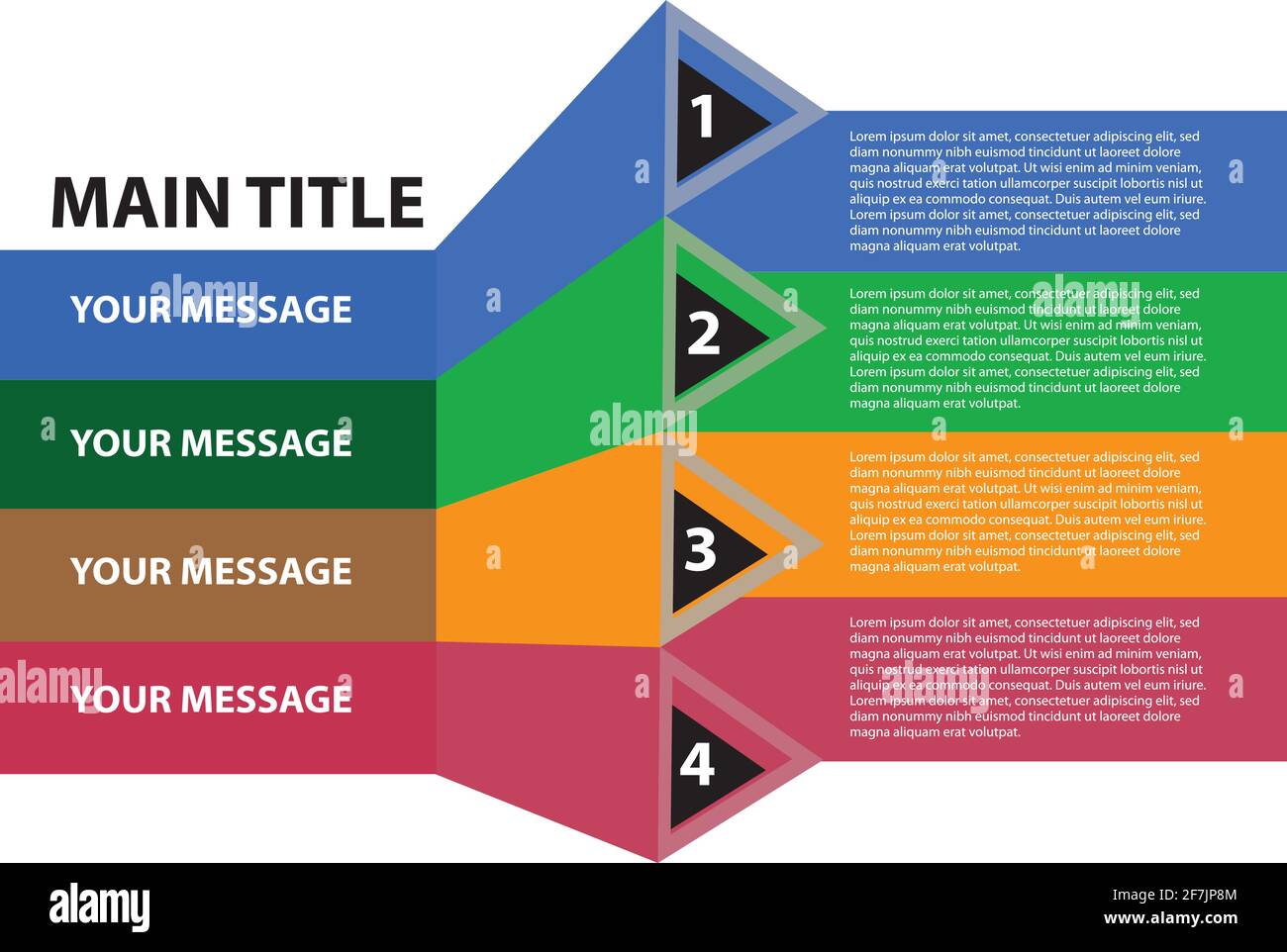 Simple 3D Layout with alphabet and area for own copy. Vector ...