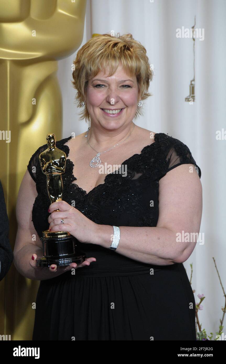 Julie Dartnell at the Press Room 85th Academy Awards 2013 - Oscars - at ...