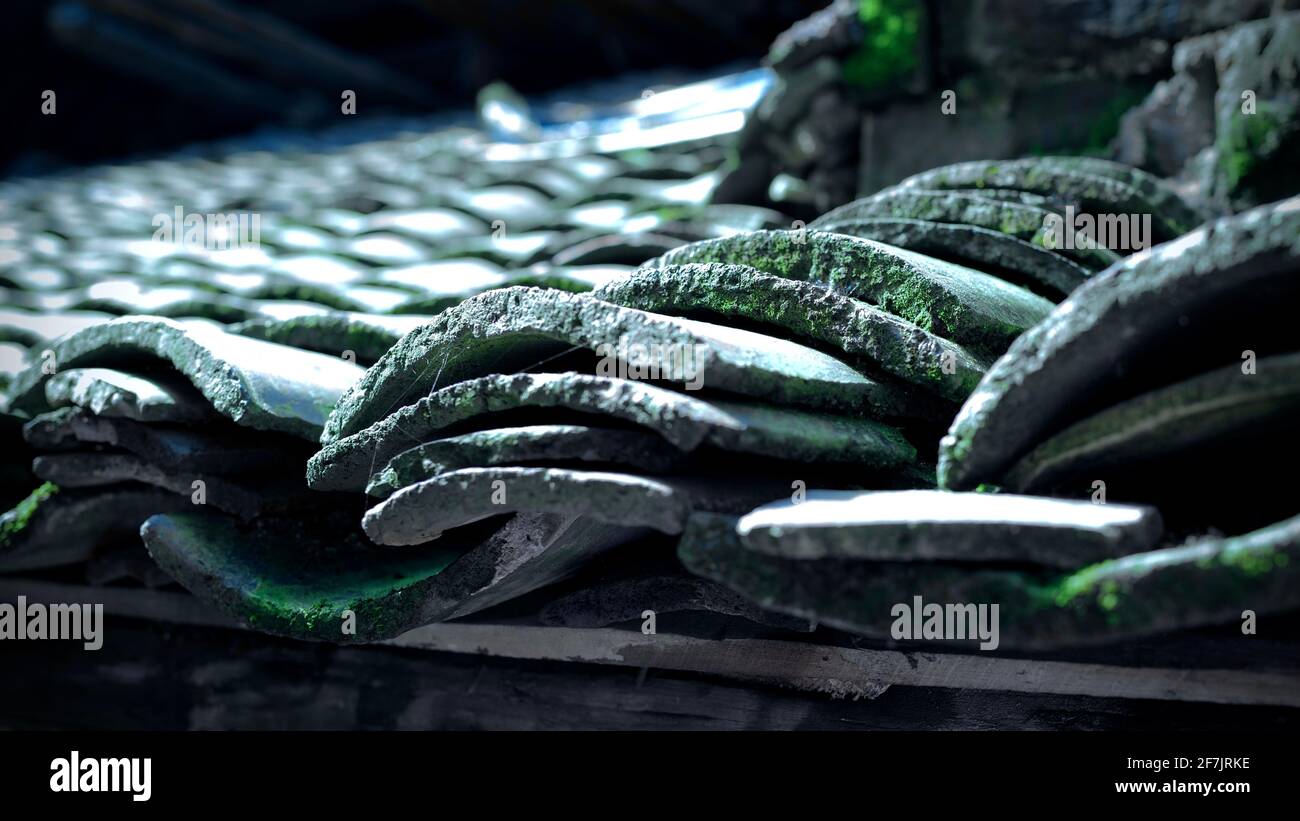 Old house tile hi-res stock photography and images - Alamy