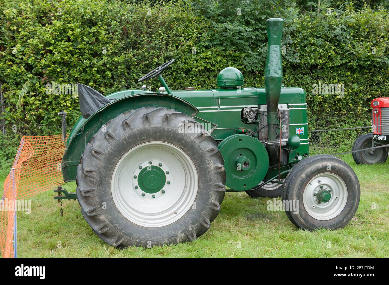 Vintage Green 1940's Field Marshall Diesel Tractor at Chagford ...