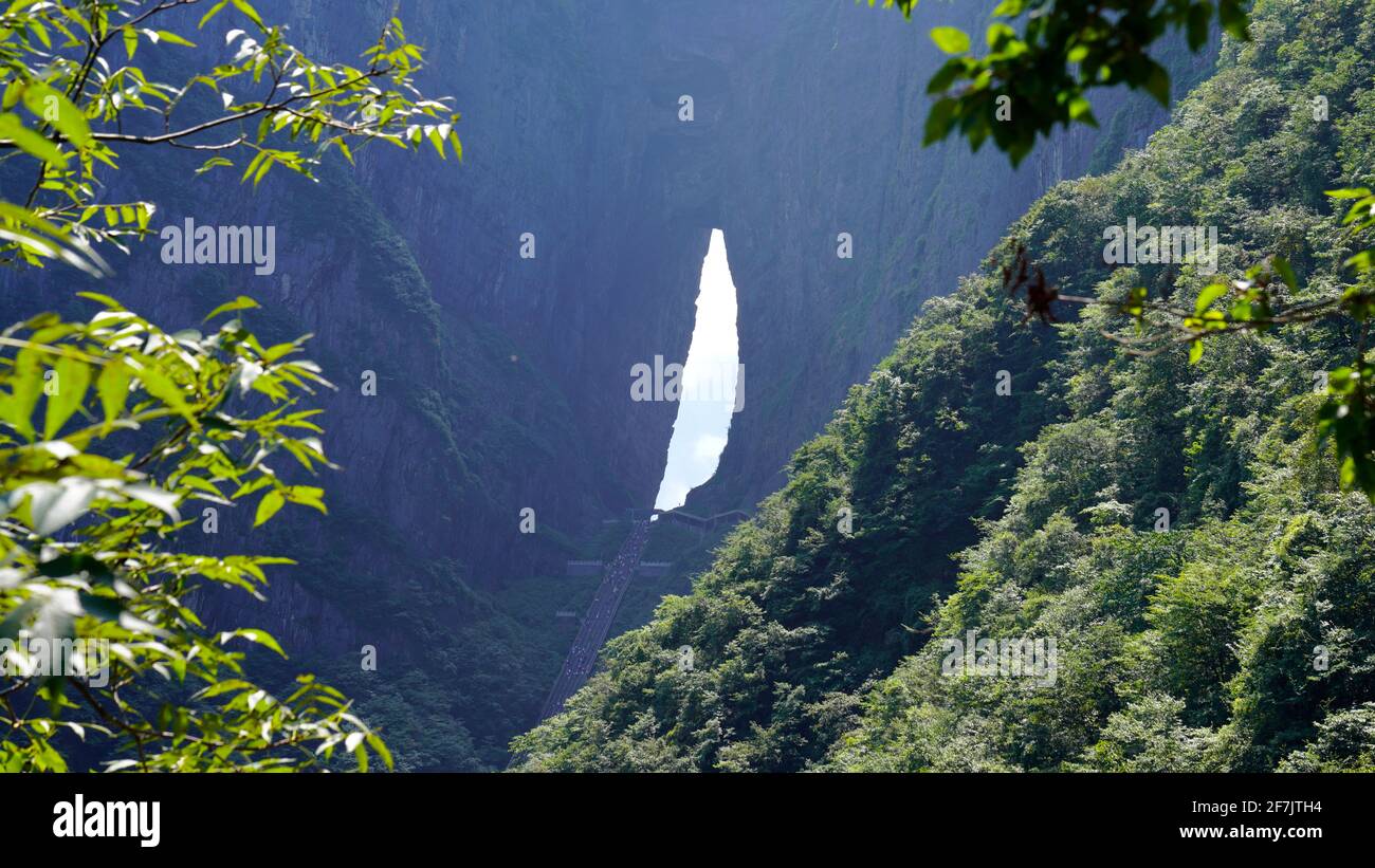 Tianmen mountain national park hi-res stock photography and images - Alamy