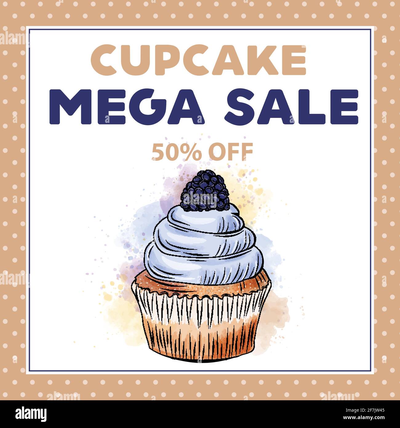 Cupcake mega sale vector vectors hi-res stock photography and images ...