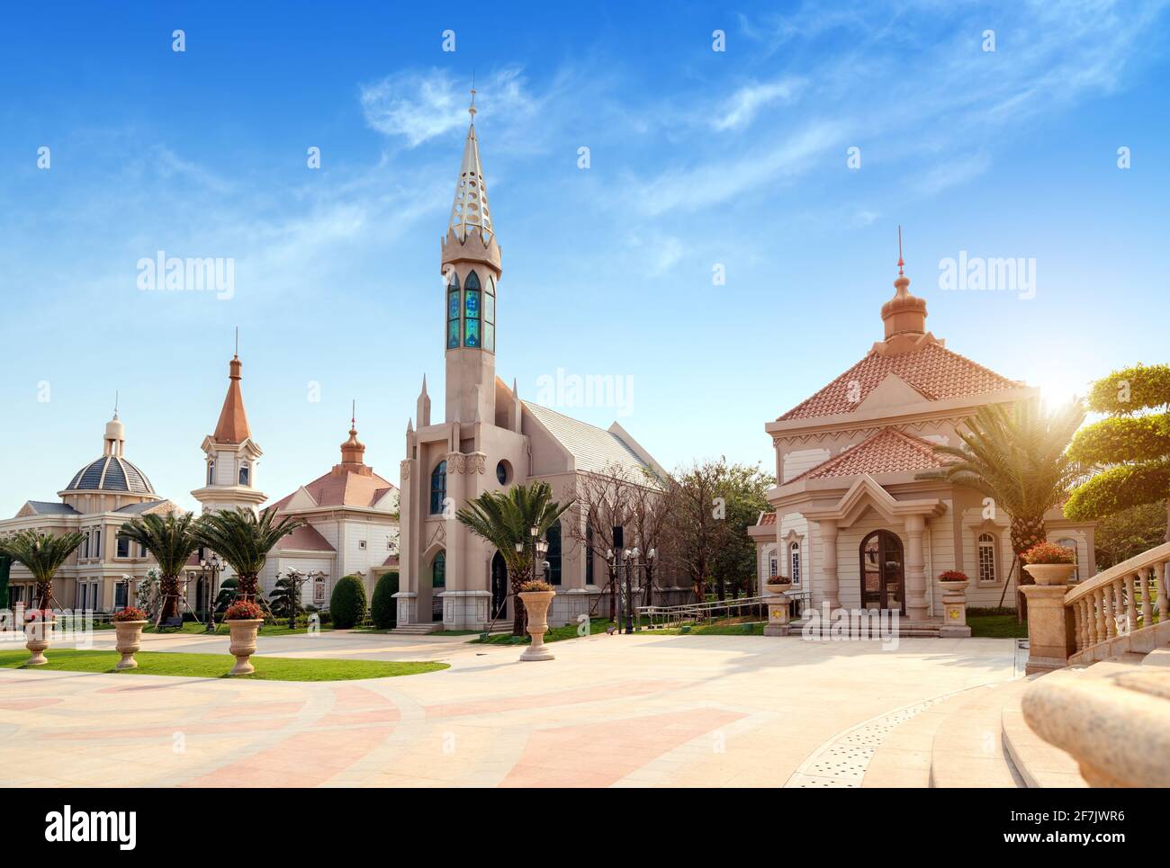 The church building on Haihua Island, Hainan, China Stock Photo - Alamy