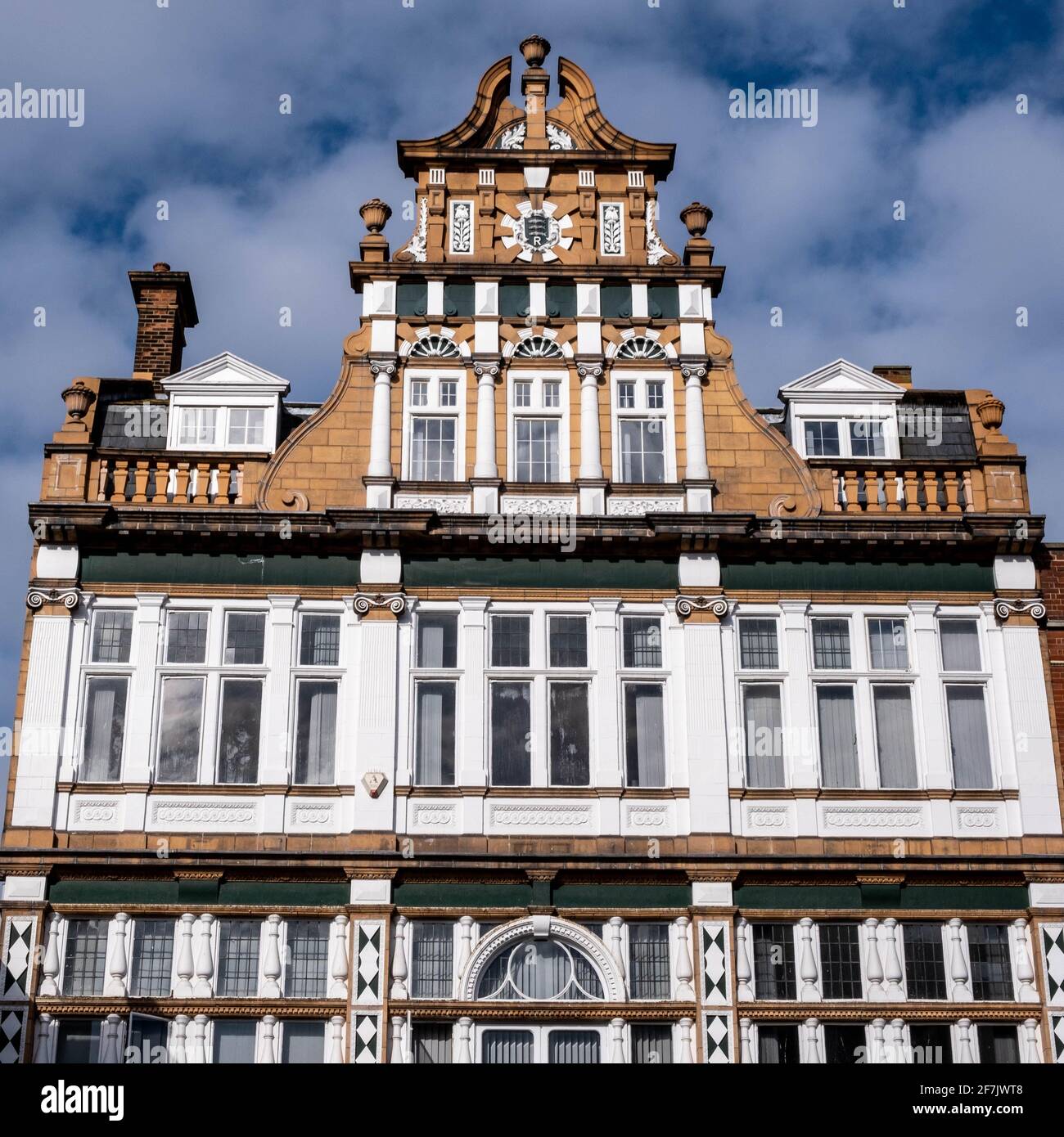 Kingston, London UK, April 7 2021, Building Exterior Traditional ...