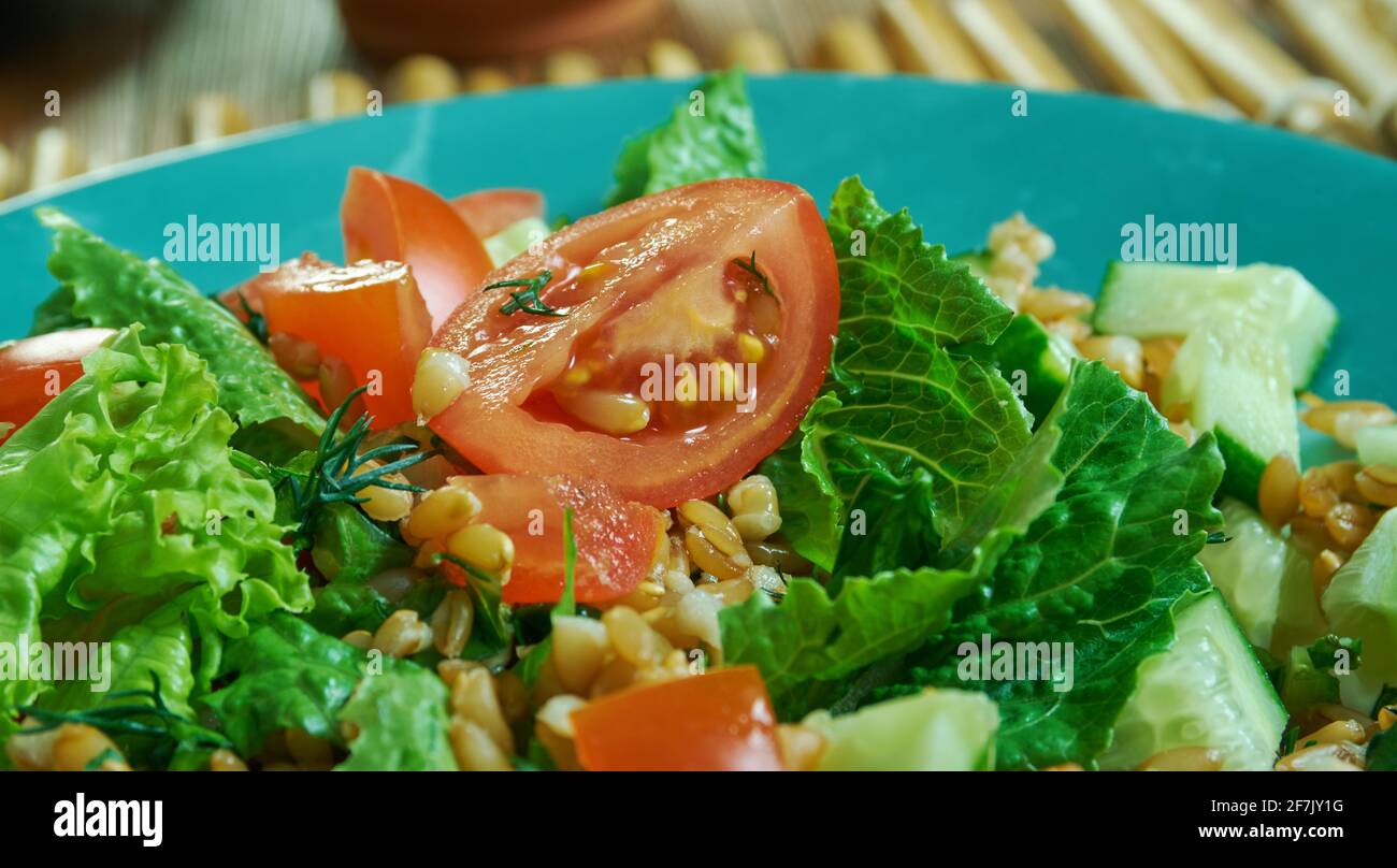 Cajun Spelt, tender kernels with Cajun flavors Stock Photo - Alamy