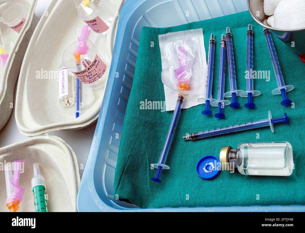 Different dosage medication in hospital, conceptual image Stock Photo ...