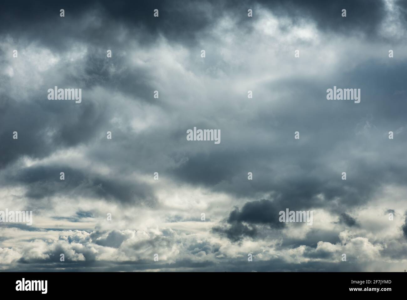 Dark grey storm clouds background. View of Rain clouds in sky Stock ...