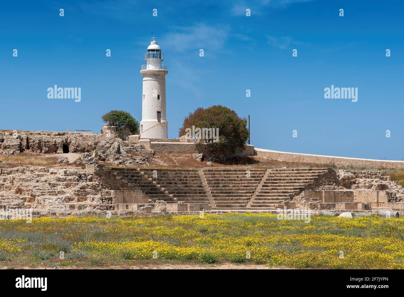 Paphos lighthouse hi-res stock photography and images - Alamy