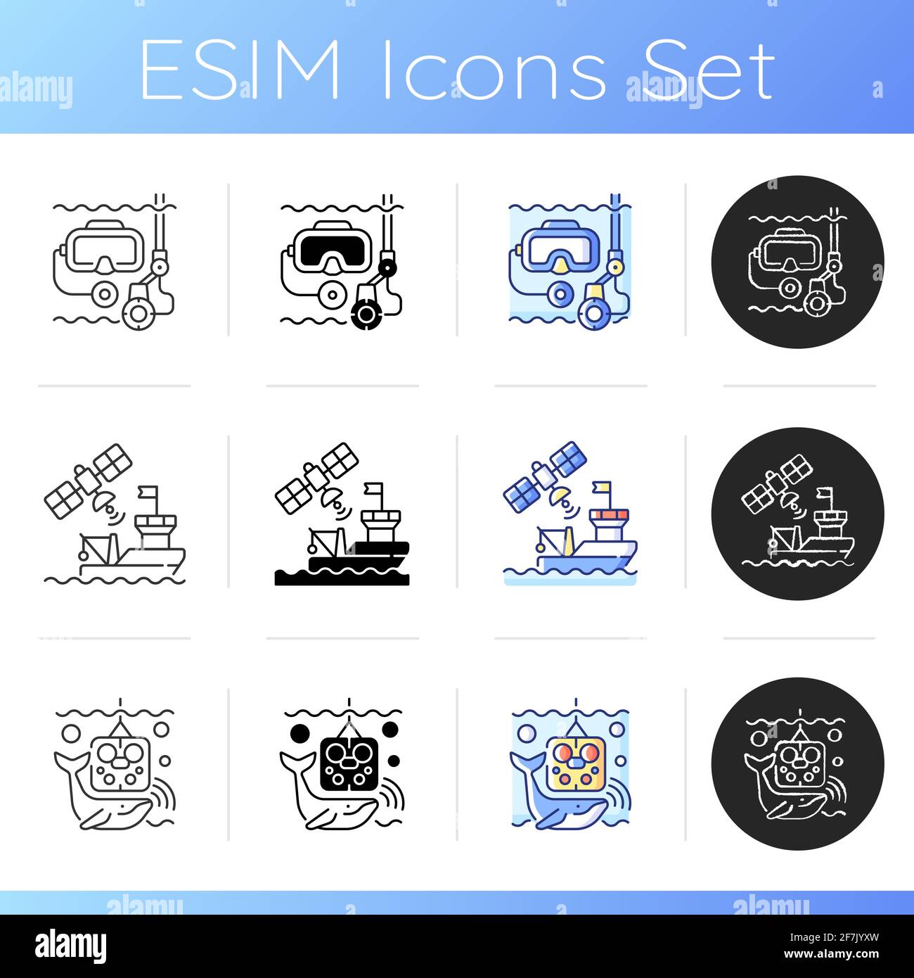 Marine life research Stock Vector Images - Alamy