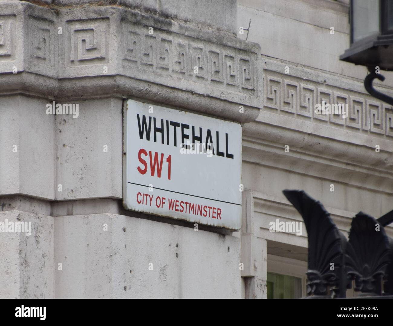 Whitehall sign detail, London, UK Stock Photo - Alamy