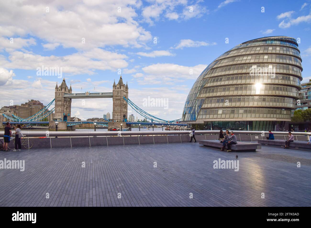 Tower Bridge and GLA Building, London, UK Stock Photo - Alamy