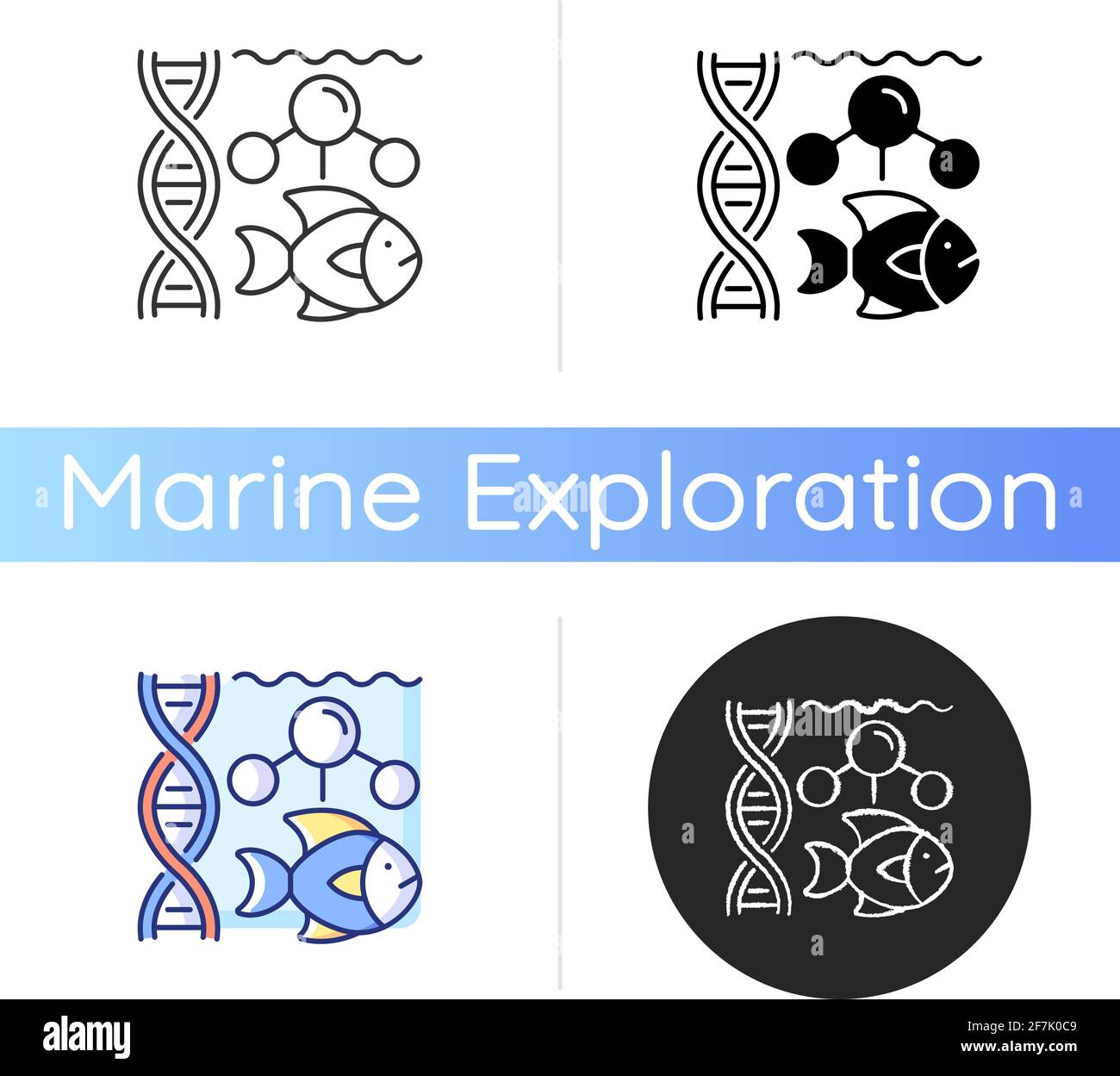 Marine biology icon Stock Vector Image & Art - Alamy