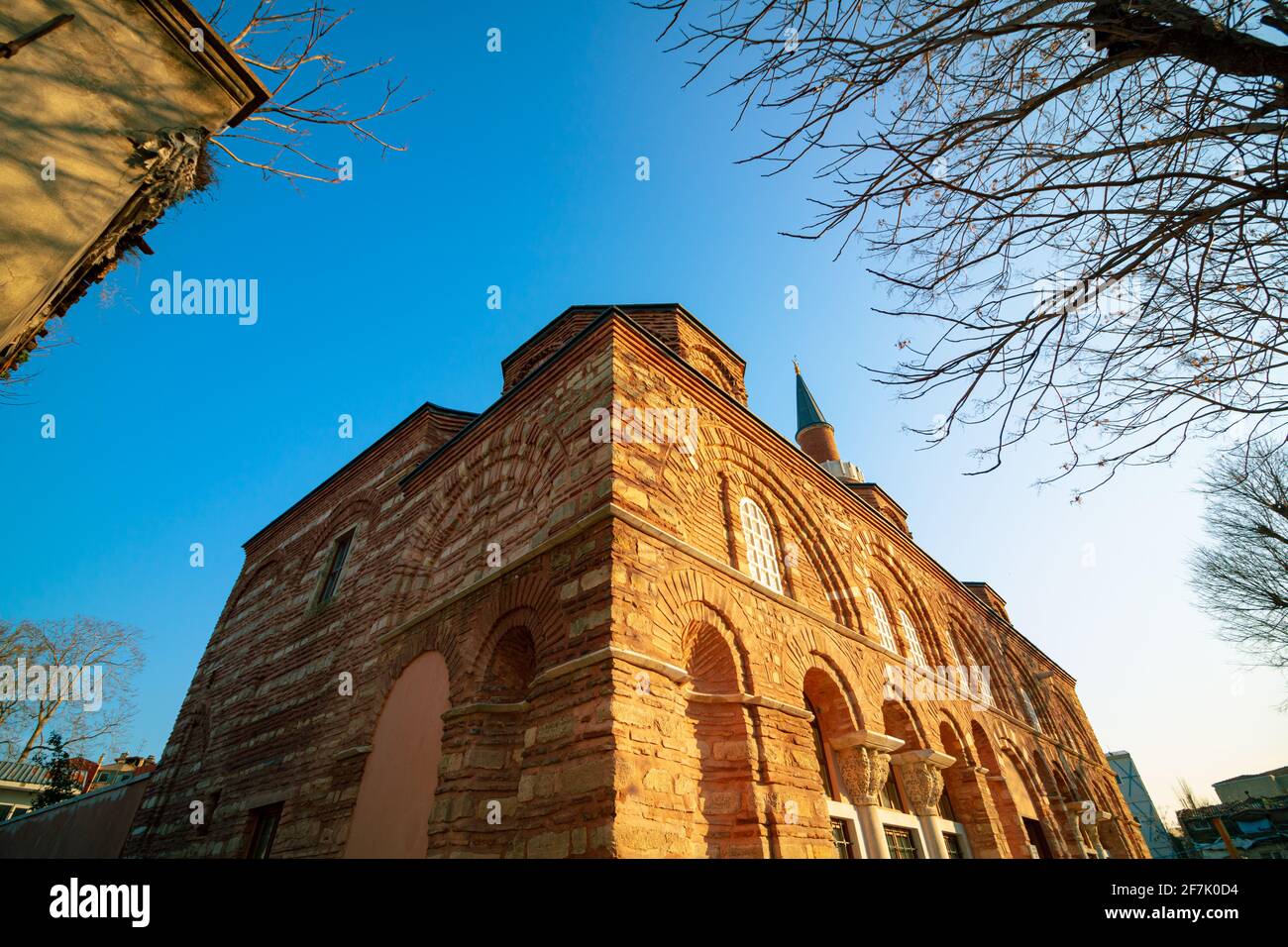 Molla Gurani Mosque in Istanbul. Former byzantium church which is ...