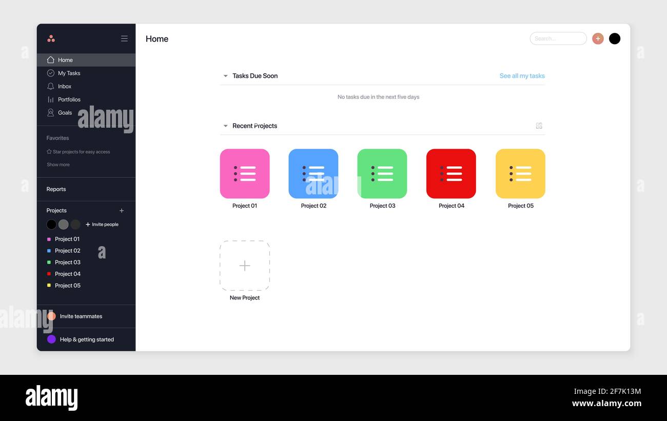 Task Tracker App Concept. Social Media. Vector illustration Stock ...