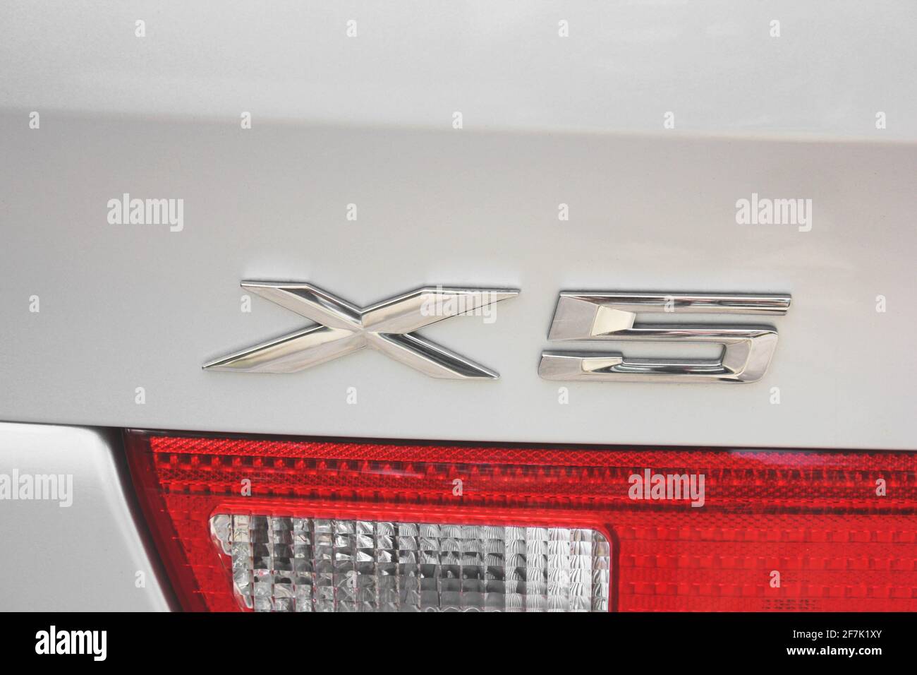 Chernigov, Ukraine - June 16, 2018: BMW X5 logo Stock Photo - Alamy