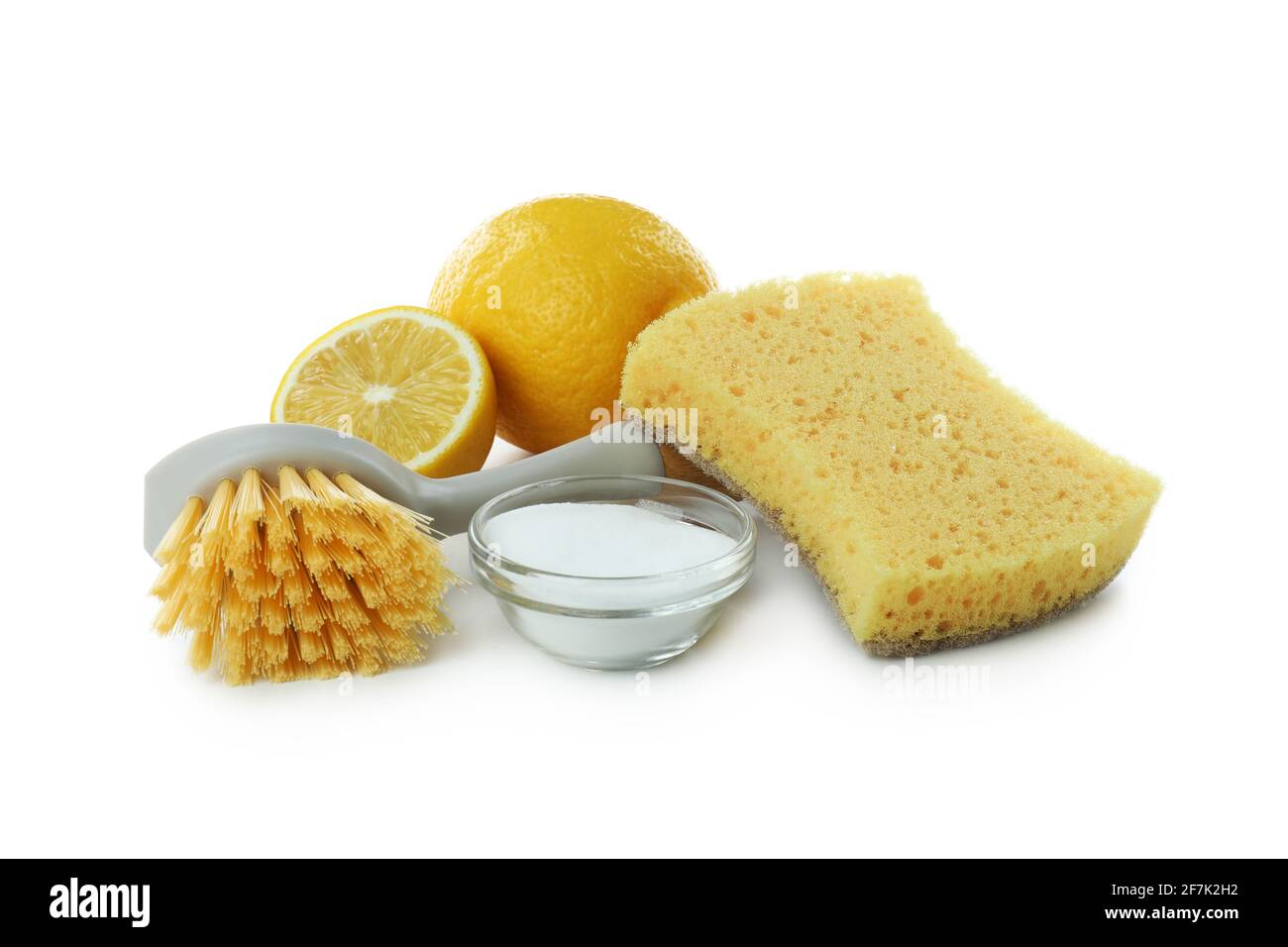 Eco friendly cleaning tools isolated on white background Stock Photo ...