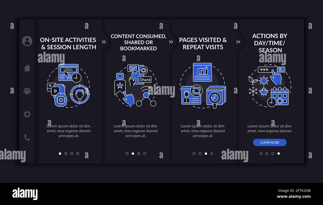 Behaviour analysis blue Stock Vector Images - Alamy