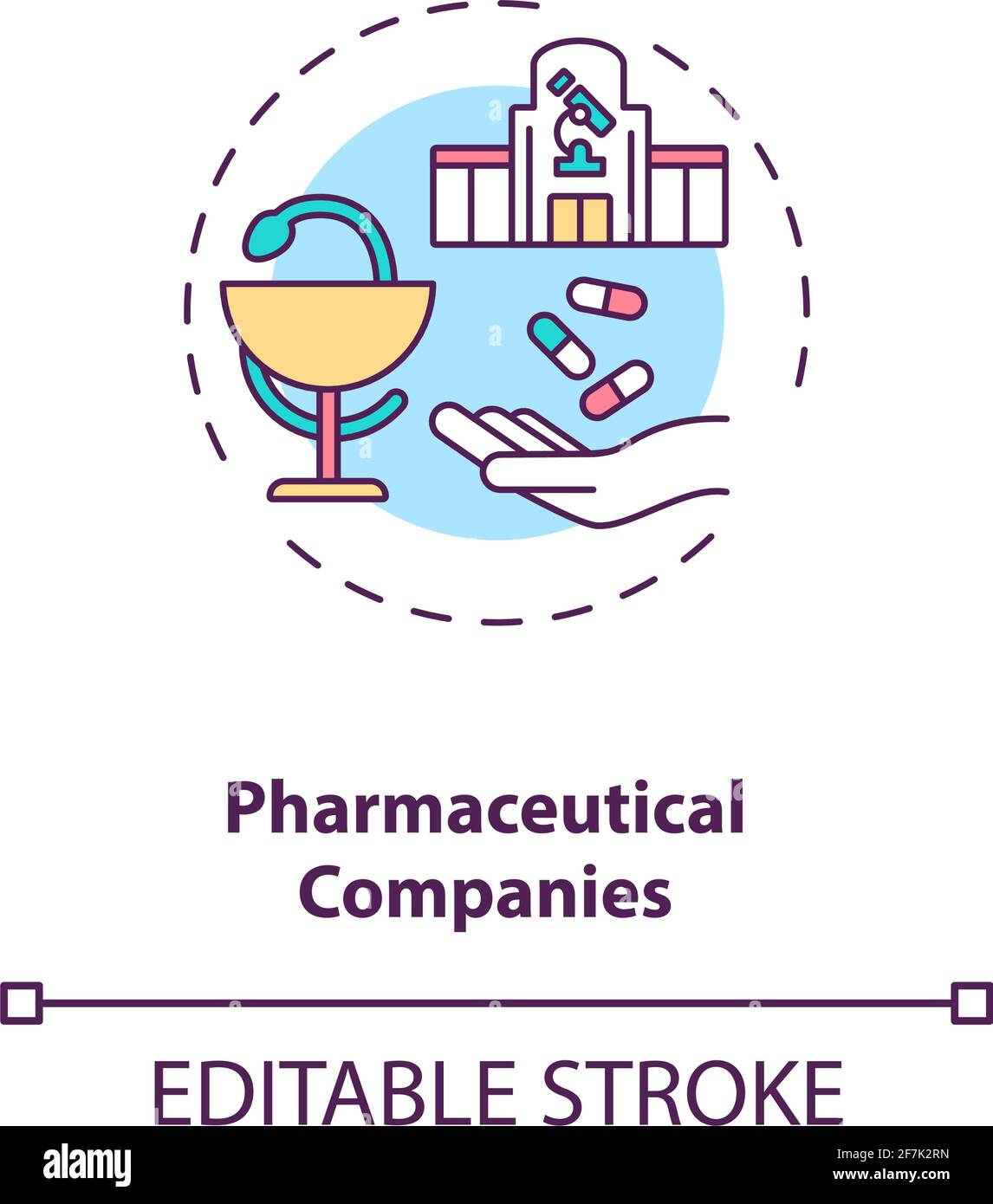 Pharmacy industry production concept Stock Vector Images - Alamy