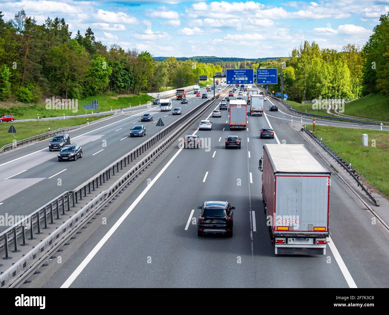 Autobahn a9 hi-res stock photography and images - Alamy