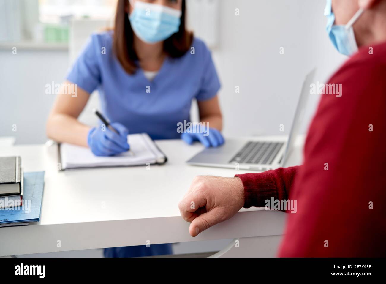 Close up two doctors in hi-res stock photography and images - Alamy