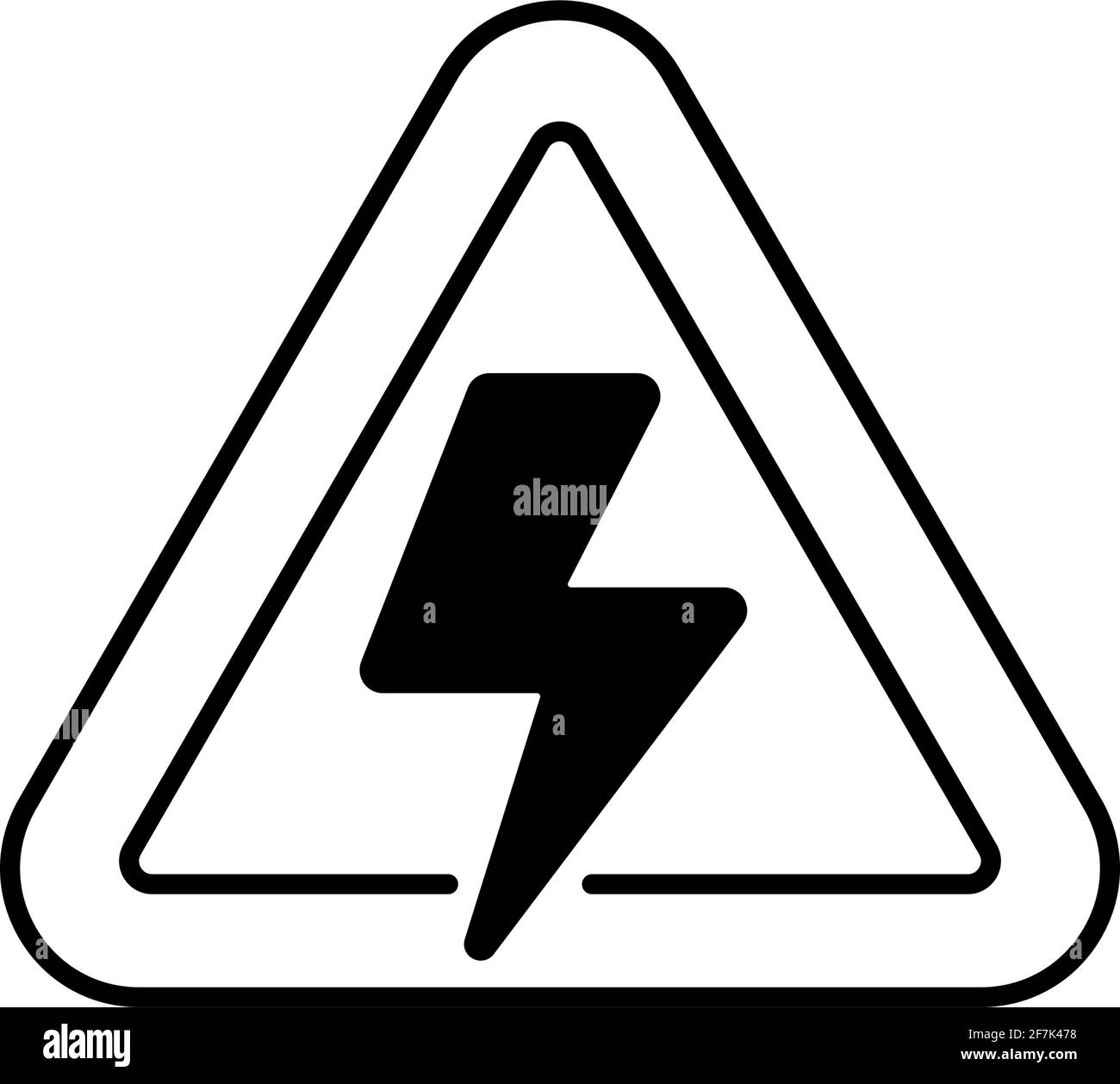 High voltage linear icon Stock Vector Image & Art - Alamy