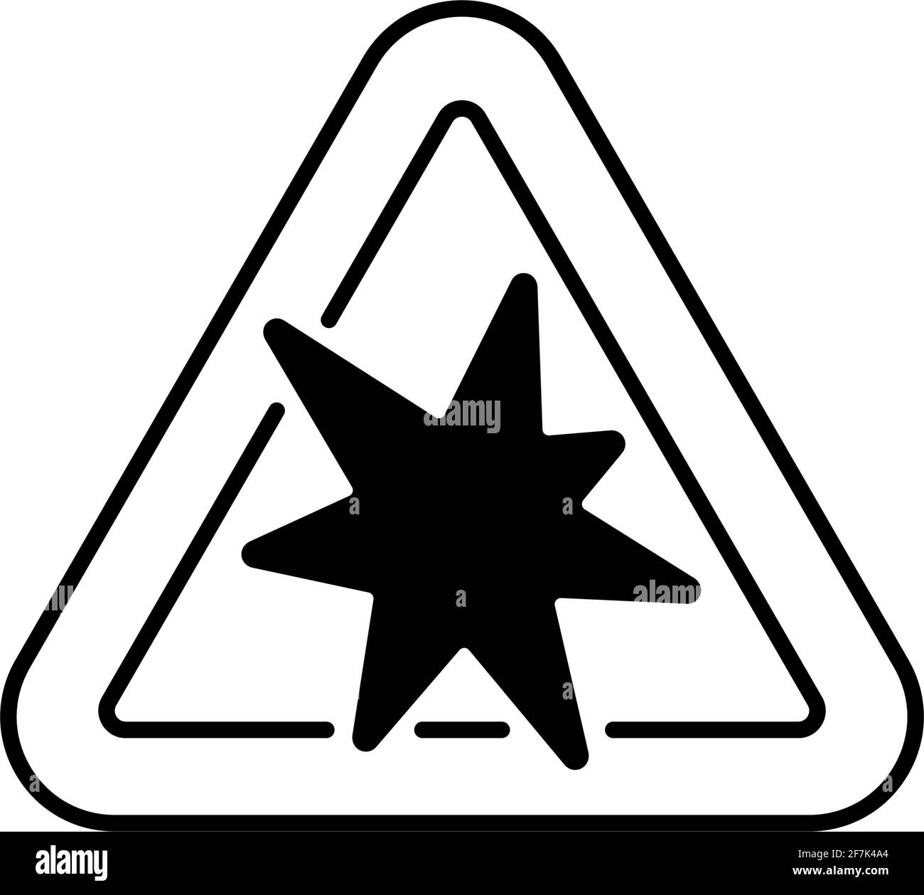 Risk of explosion linear icon Stock Vector Image & Art - Alamy