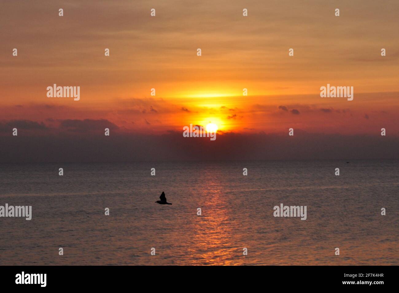 France french riviera, Cap d'Antibes, beautiful sunrise with ...