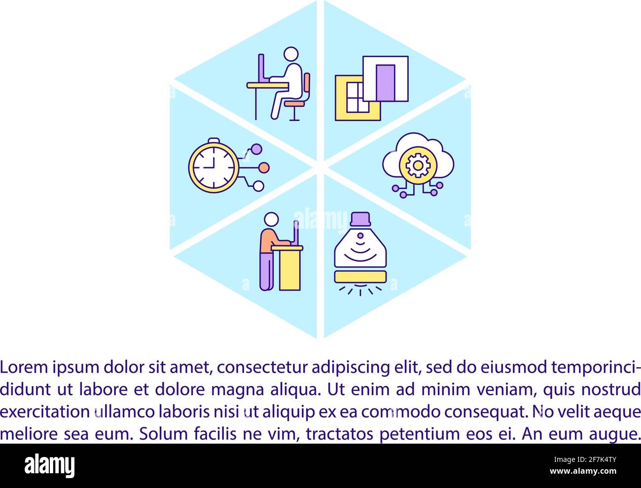 Management and digitalization Cut Out Stock Images & Pictures - Alamy