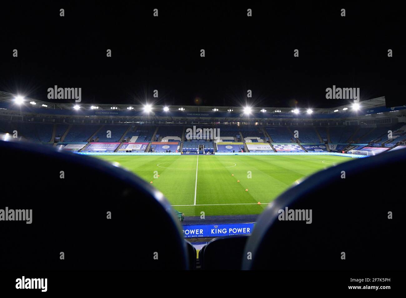 A general view of the King Power Stadium, the home of Leicester City ...