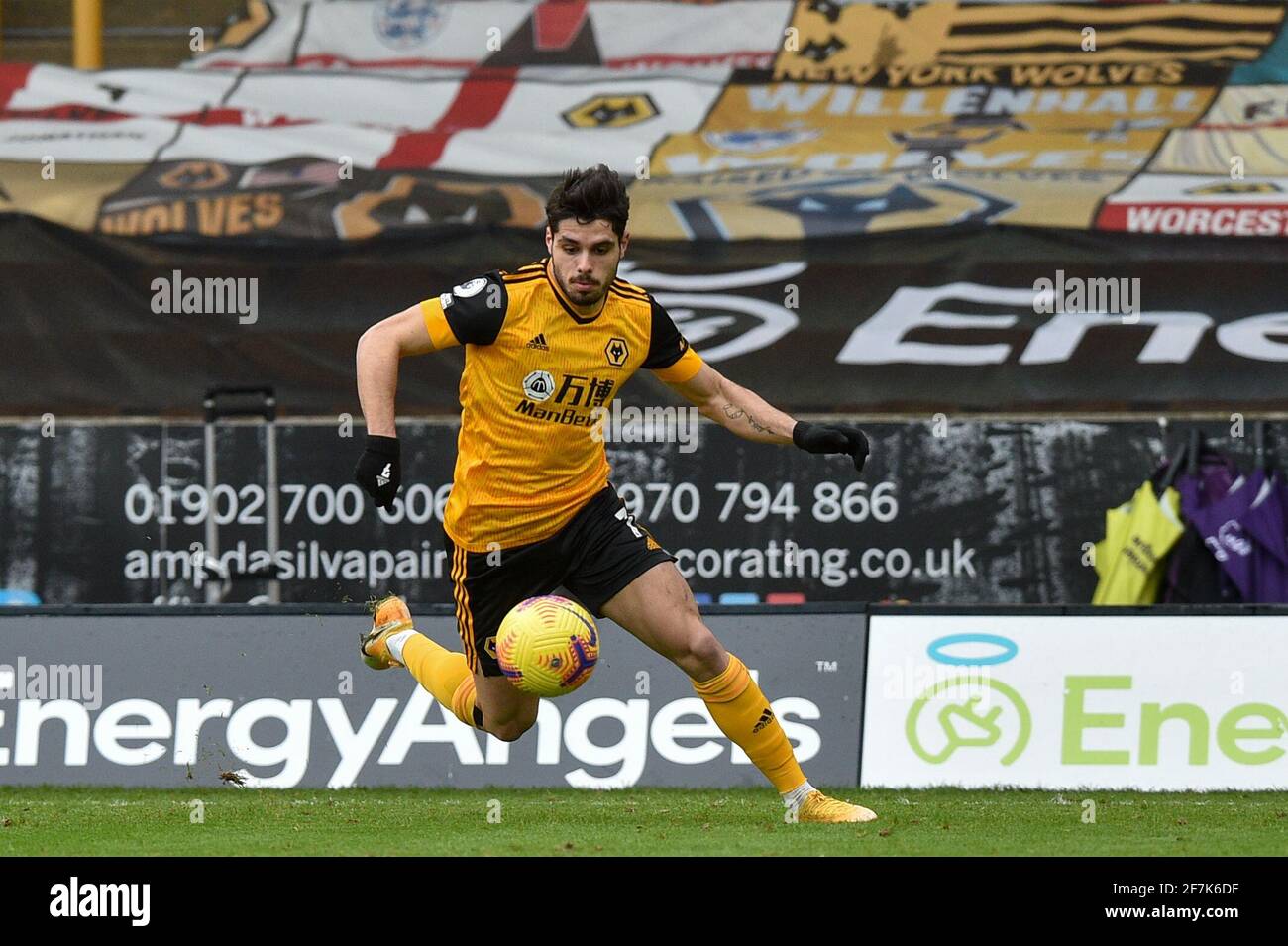 Pedro Neto #7 of Wolverhampton Wanderers in action during the game ...