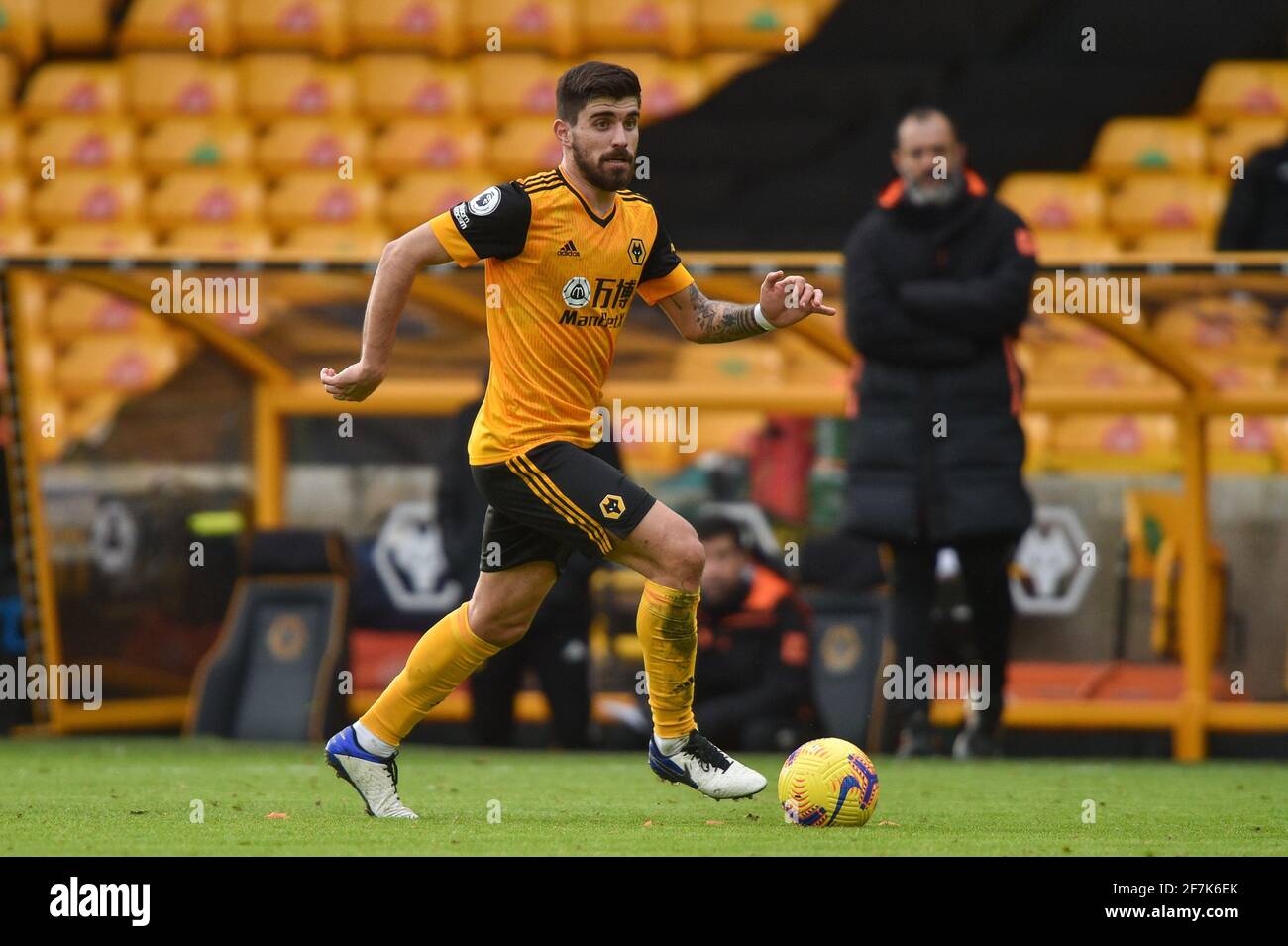 Ruben Neves #8 of Wolverhampton Wanderers in action during the game ...