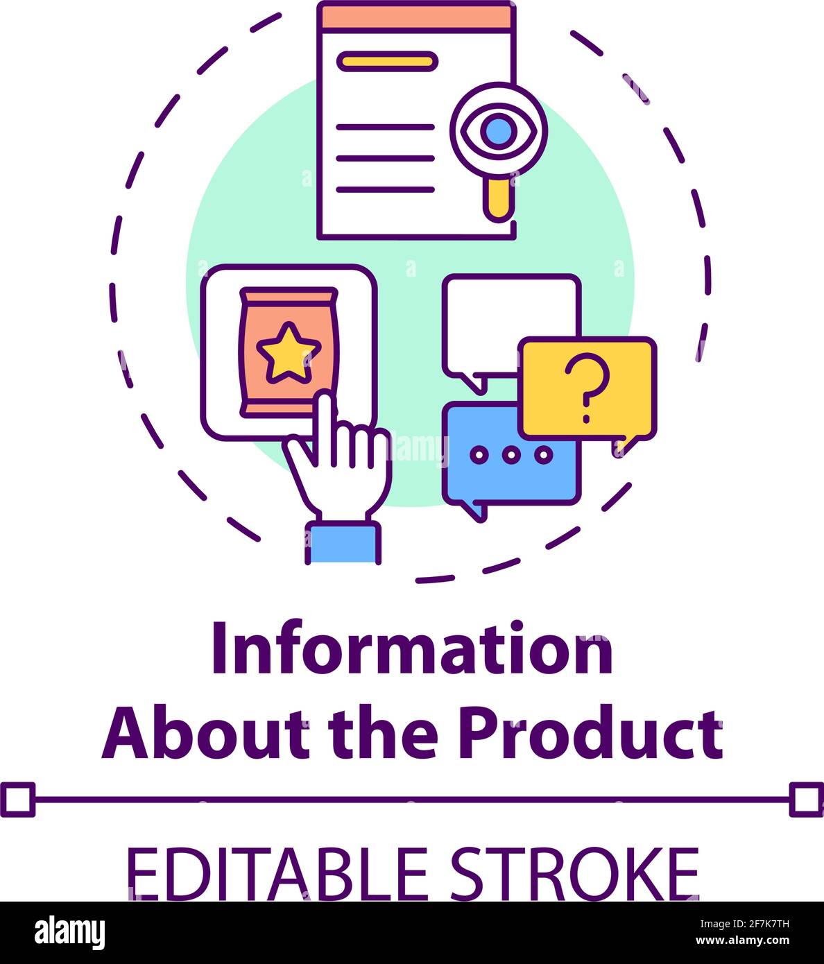 Information about product concept icon Stock Vector Image & Art - Alamy Information about product concept icon Stock Vector Image & Art - Alamy