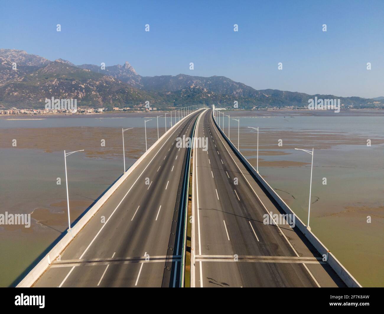 A bridge over sea in Fujian province, China Stock Photo - Alamy
