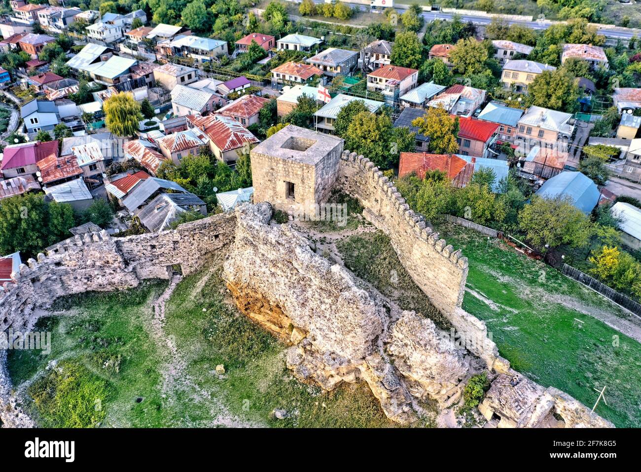 Panorama of the city of Surami, travel to Georgia Stock Photo - Alamy
